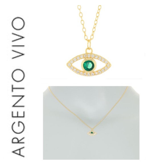 Argento Vivo | Jewelry | Argento Emerald Diamond Necklace | Poshmark